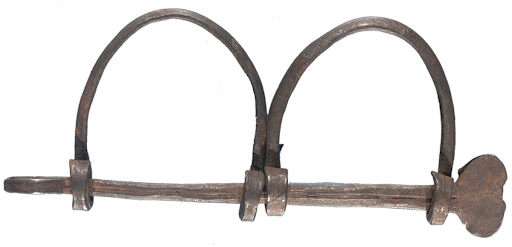 Slave shackles intended for a child — Google Arts & Culture