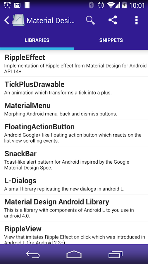 Libraries for developers - Android Apps on Google Play