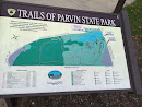 Parvin State Park Trail Map Portal in Six Points New Jersey United ...