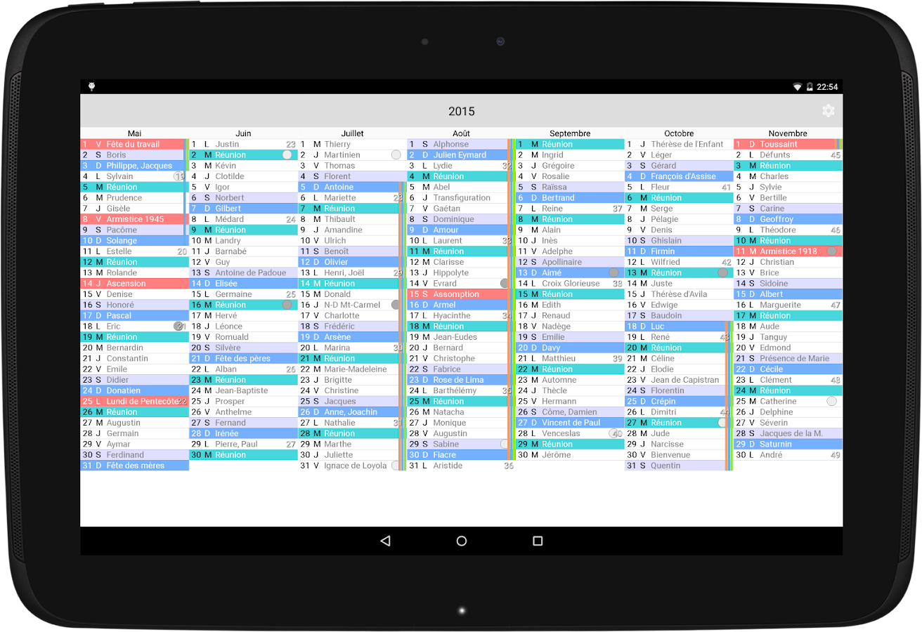 Le Calendrier Pro – Applications Android sur Google Play