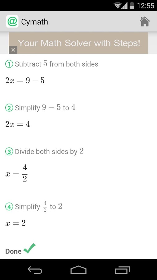 Cymath - Math Problem Solver - Android Apps on Google Play