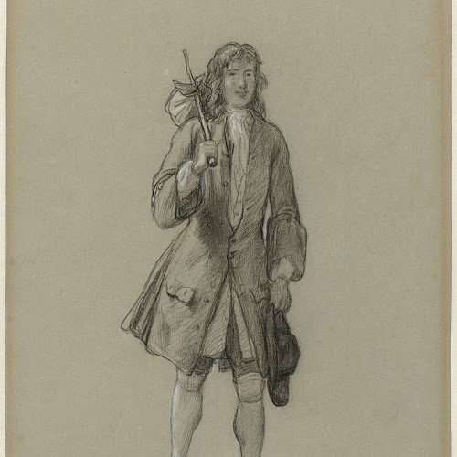 Ferdinand Huyck keert terug uit den vreemde. Illustratie voor het gelijknamige boek van Jacob ...