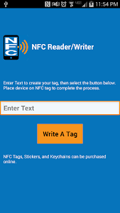NFC Reader/Writer – NFC Reader/Writer allows to read and write to NFC Tags or Stickers ...