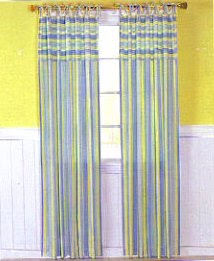 Re-working Ready Made Tab Tops into Custom Valances