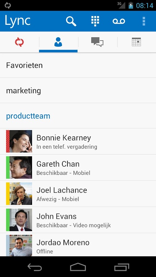 Lync 2013 - Android-apps op Google Play