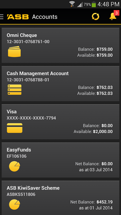 ASB Mobile Banking - screenshot