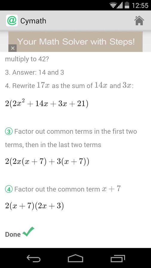 Cymath - Math Problem Solver - Android Apps on Google Play