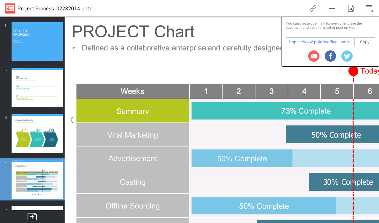 Polaris Office - screenshot
