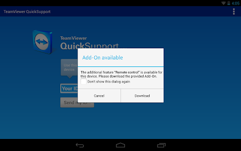 QS Add-On: HTC – THIS APP IS AN ADD-ON TO THE TeamViewer QuickSupport ...