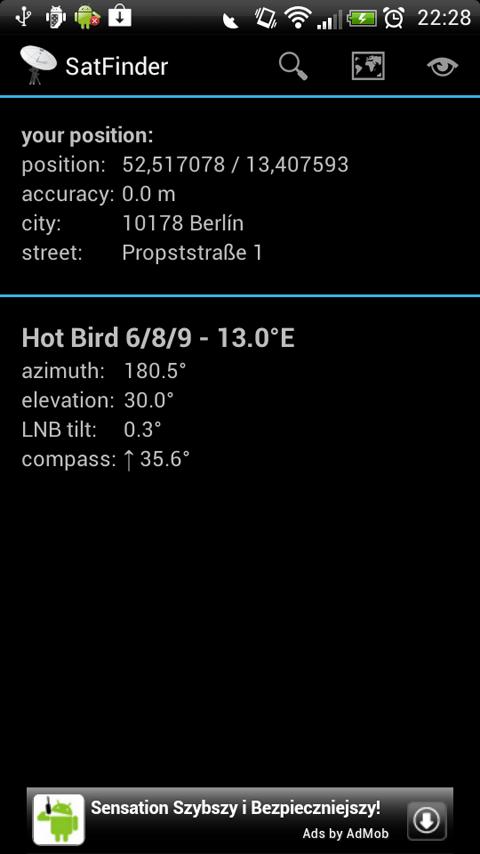 SatFinder - Aplicaciones de Android en Google Play