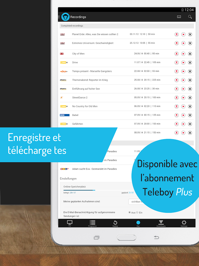 Teleboy TV Live – Applications Android sur Google Play
