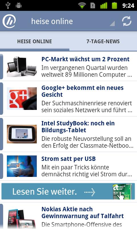 heise online - News – Android-Apps auf Google Play