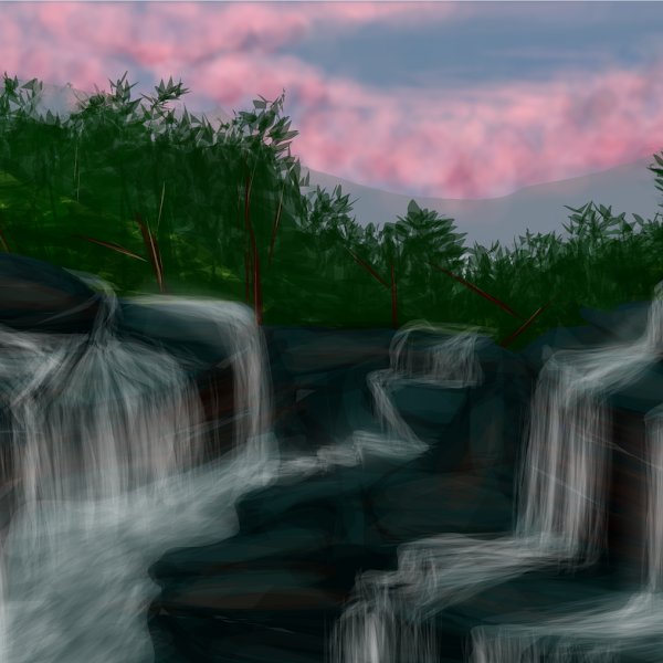Water Over the Rocks » drawings » SketchPort