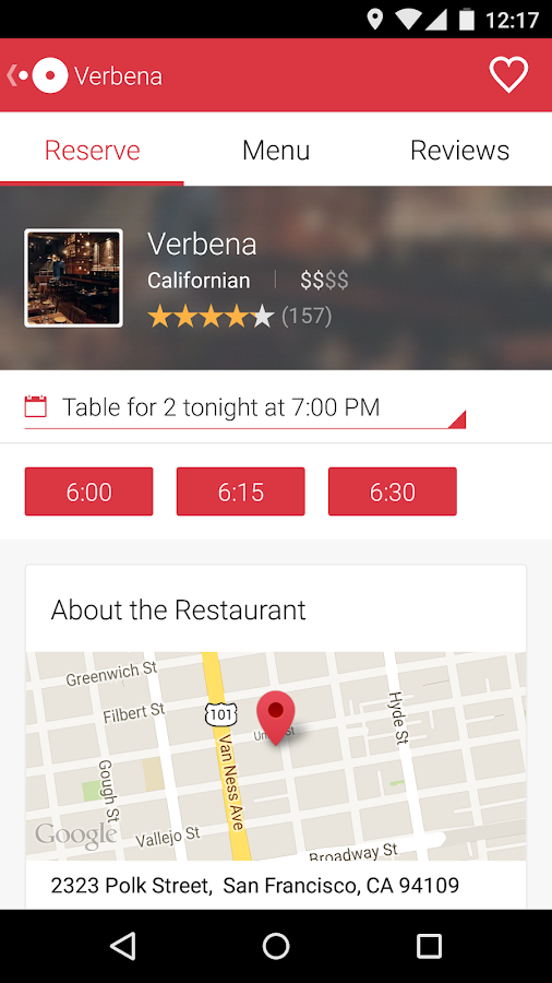 OpenTable - Free Reservations - screenshot