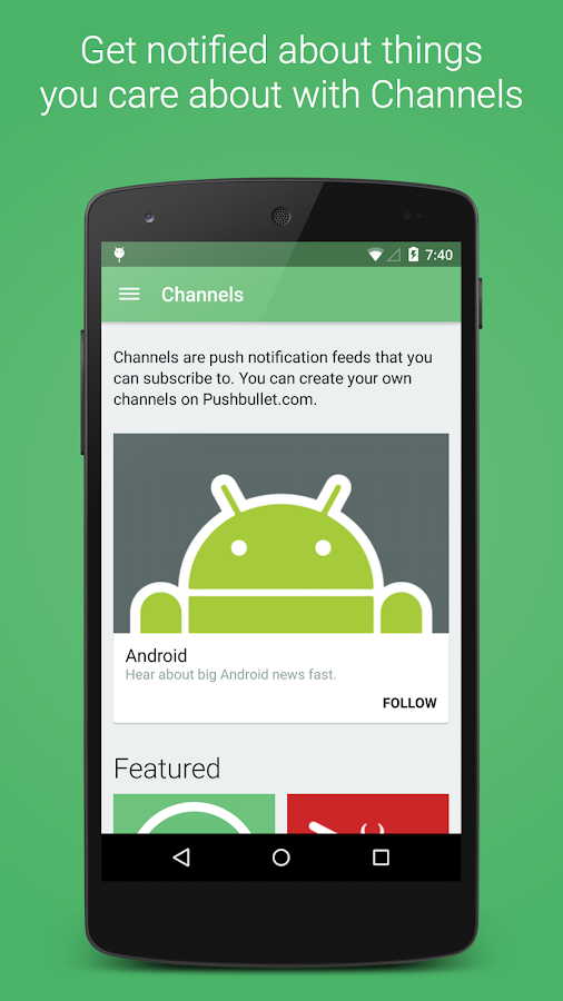 Pushbullet – Android-Apps auf Google Play