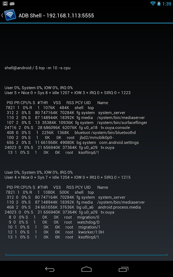 Remote ADB Shell - Google Play の Android アプリ