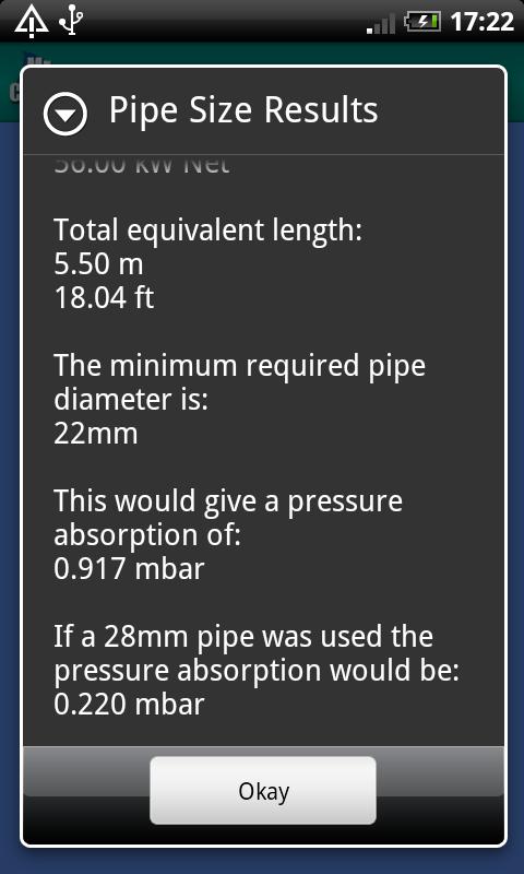 Gas Pipe Sizing Calculator - Android Apps on Google Play