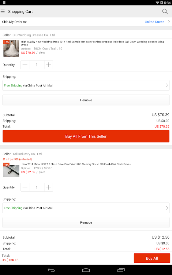 AliExpress Shopping App - screenshot
