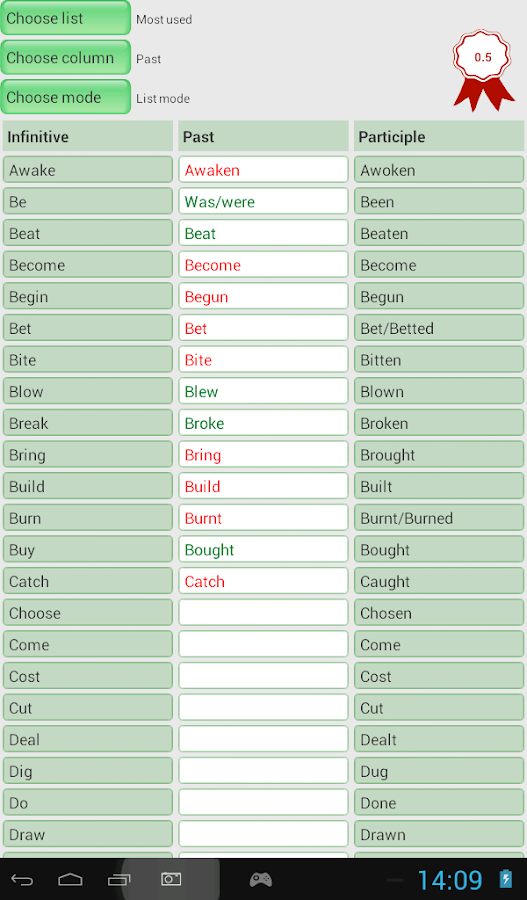 English Irregular Verbs – Android-Apps auf Google Play