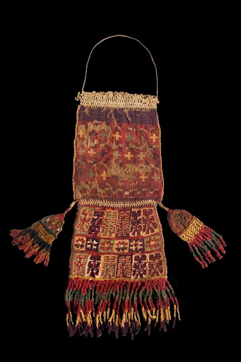 Chuspa with designs of crosses and stars - Inca style — Google Arts ...