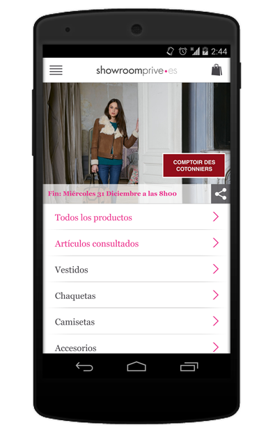 Showroomprive - Aplicaciones de Android en Google Play