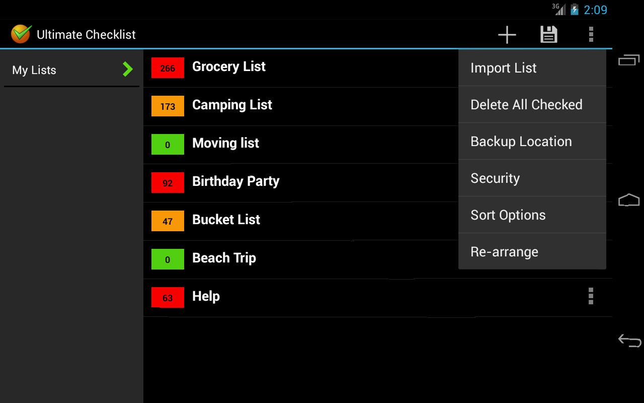 Simple Checklist App Android