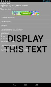 Simple Text – Display full screen text in the simplest possible way ...