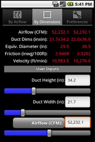 HVAC Duct Sizer - Android Apps on Google Play
