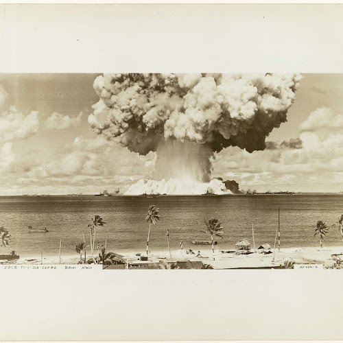 Atomic Bomb Test during Operation Crossroads, Army-Navy Task Force One ...