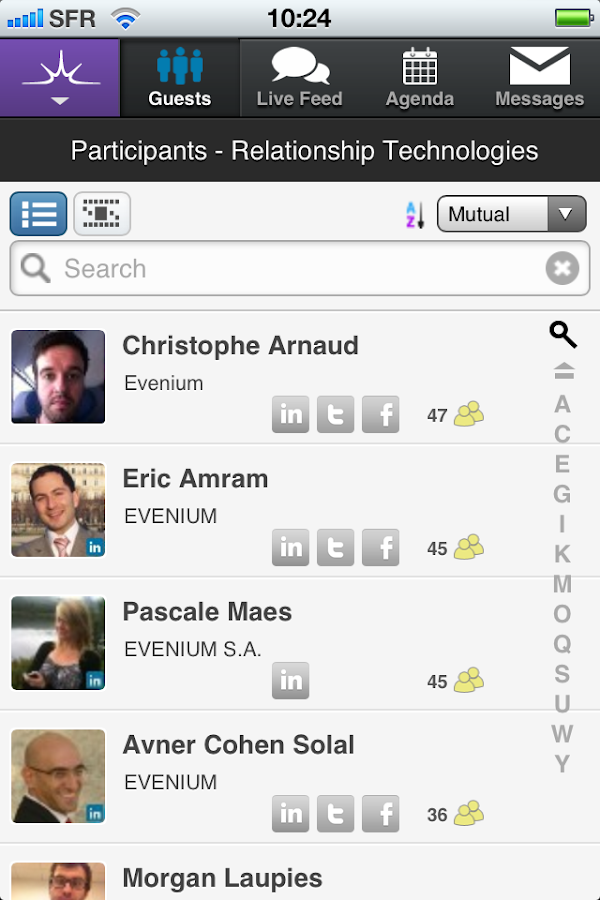 Evenium ConnexMe - Android Apps on Google Play