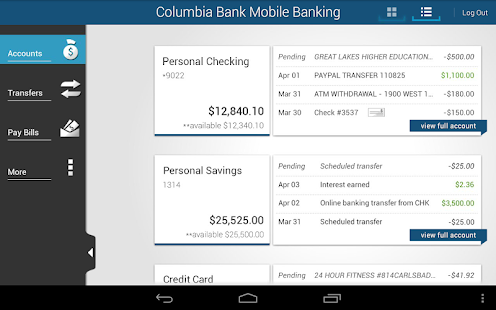 Columbia Bank Mobile Banking - Android Apps on Google Play