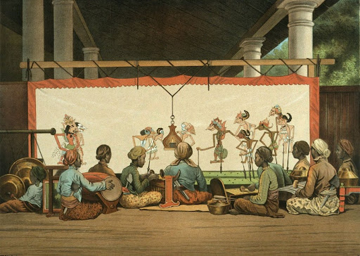 Wayang Kulit performance and gamelan musicians, Java — Google Arts ...