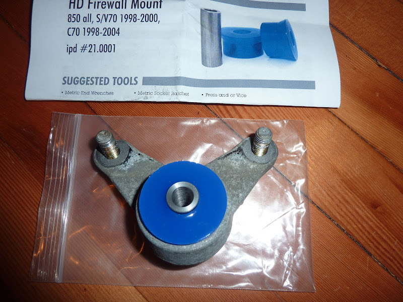 Gen1 firewall engine mount with IPD poly bushings | SwedeSpeed - Volvo ...