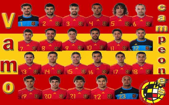 Cheers to a Gorgeous Life!: La Roja (Spain) FTW!