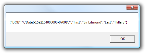 The Sandpit Silverlight Serialization To Json