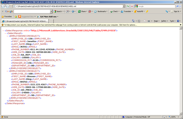 Table Operation On Oracle 11g Xe With Oracledbbinding Steef Jan Wiggers Blog