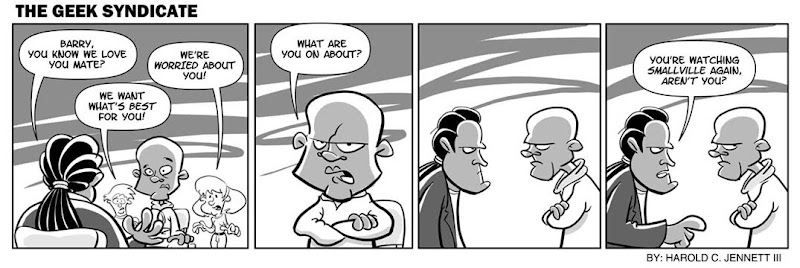 Geek Syndicate: The Comic: Strip 01: Smallville Intervention part 1