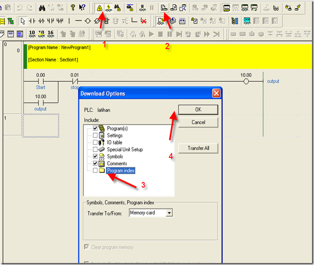 PLC TRAINING: Membuat Ladder Di CX-Programmer