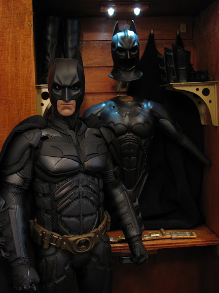 Custom Built 1/6 Batman Begins Suit Wardrobe/Closet FINISHED!!