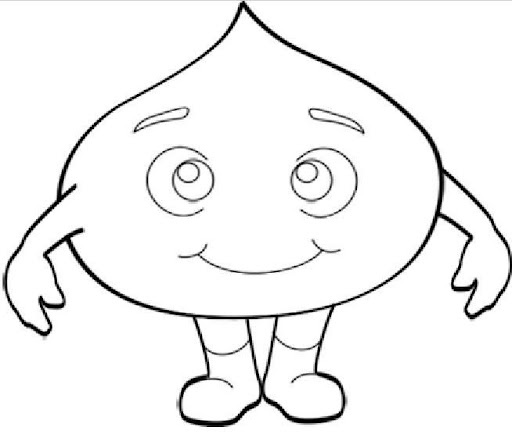 Castanya para colorear - Imagui