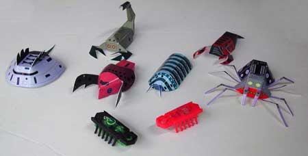 Mecha Bug Papercraft (HEXBUG) ~ Paperkraft.net - Free Papercraft, Paper ...