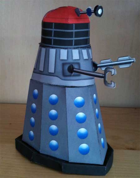 Doctor Who - Red Domed Commander Dalek Papercraft ~ Paperkraft.net ...