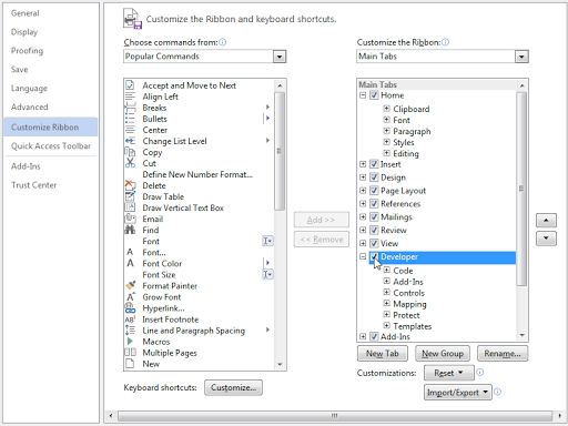 A Guide To Using Developer Tools in Microsoft Word | LaptrinhX