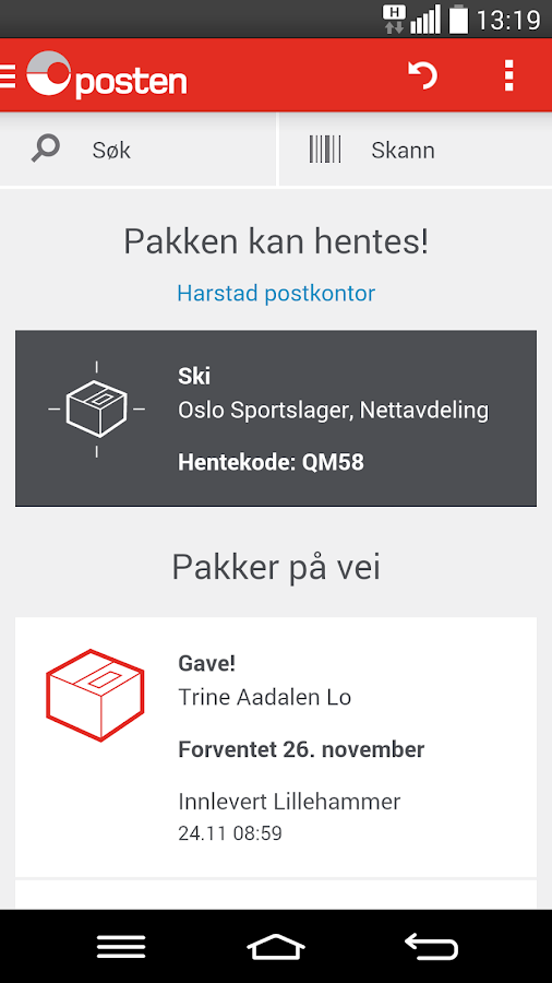Posten Sporing – Android-apper på Google Play