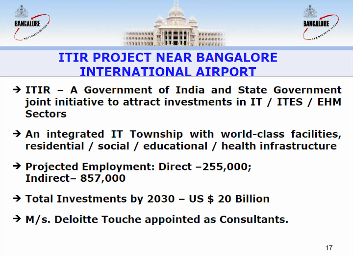 Information Technology Investment Region (ITIR) | Devanahalli ...
