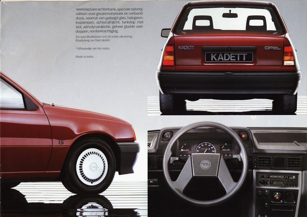 Kadett Sedan 1985 / Opel / Merken index | Mijnautobrochures.jouwweb.nl