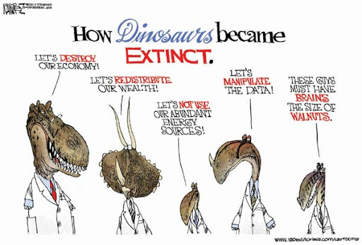 Cartoon Of The Day: How Dinosaurs Became Extinct - Common Sense Evaluation