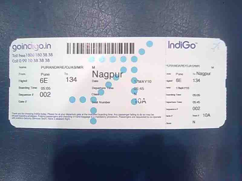 IndiGo Airlines; Pune - Nagpur R/t (India) - Airliners.net