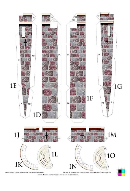 MAQUETA DE CASTILLO PARA RECORTAR Y MONTAR