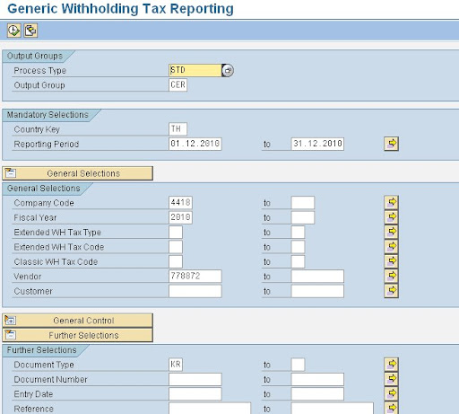 Re: [sap-acct] S_P00_07000134 Withholding tax report - no records were ...